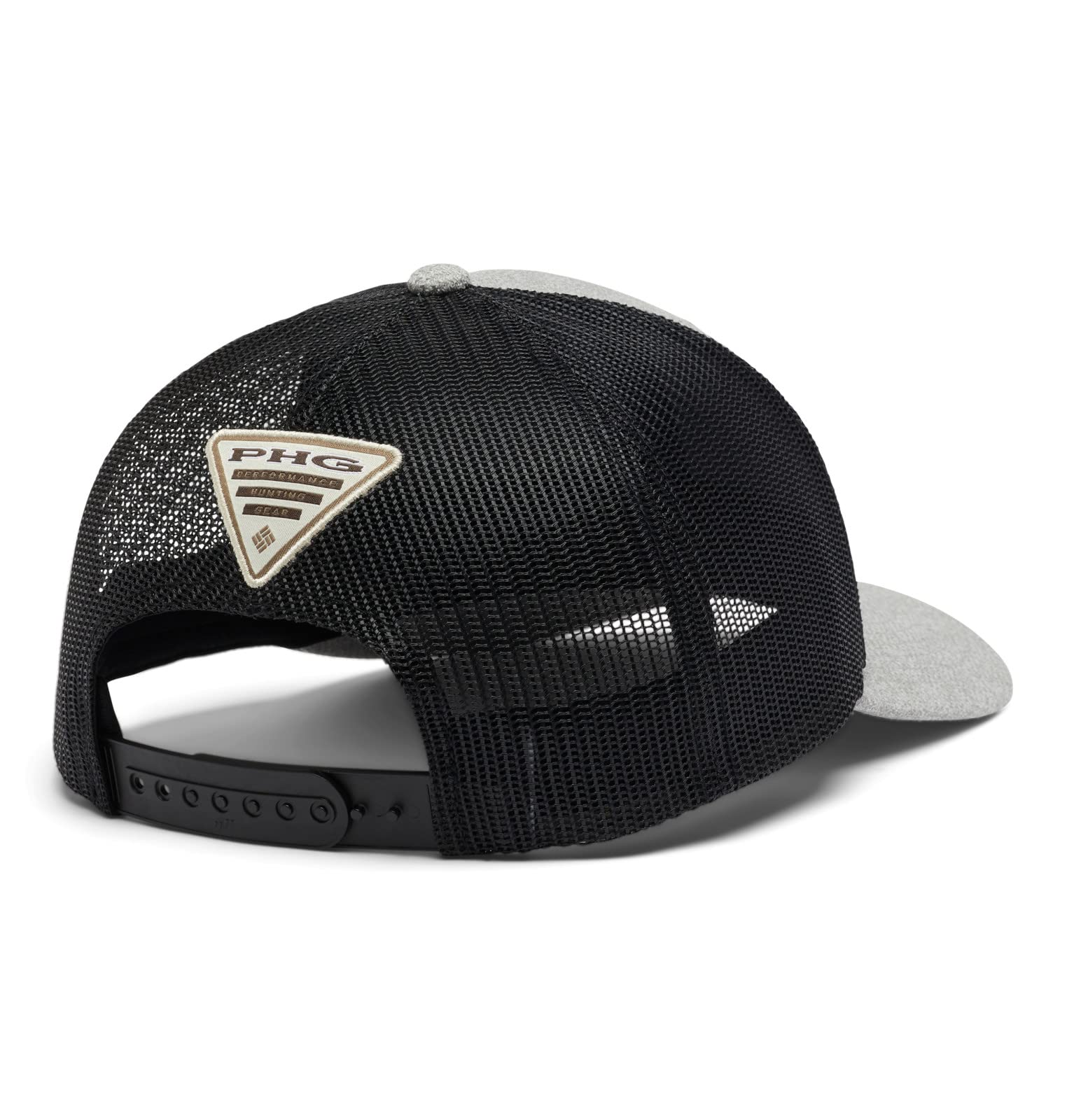 Columbia Unisex PHG Game Flag Mesh Snap Back - High, Cool Grey Heather/Black, One Size