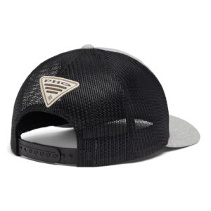 Columbia Unisex PHG Game Flag Mesh Snap Back - High, Cool Grey Heather/Black, One Size