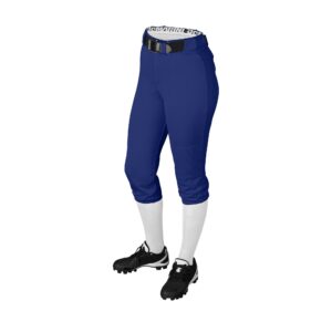 demarini women's standard fierce softball pants - royal, medium