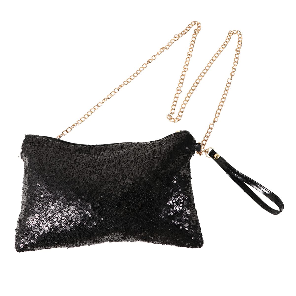 ABOOFAN Women Glitter Sequins Handbag Crossbody Shoulder Bag Elegant Clutch Bag Evening Bag Purse Women Handbag Wrist Bag for Wedding Birthday Party Prom