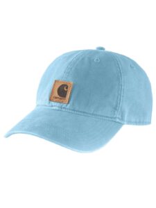 carhartt men's canvas cap, powder blue, one size