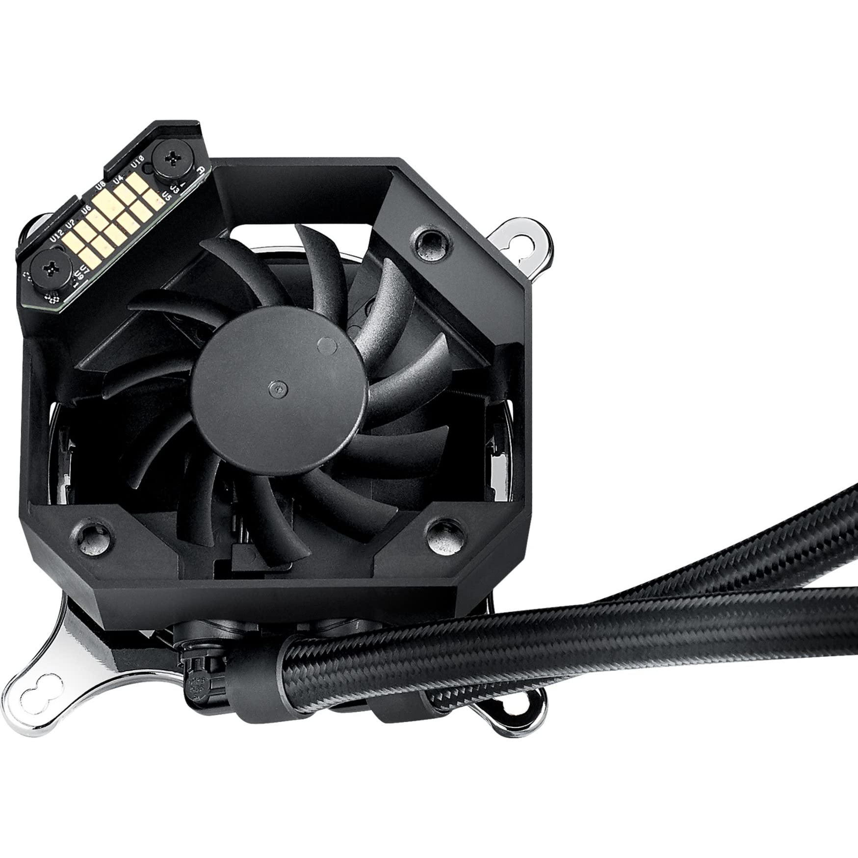 ASUS ROG Ryujin II 360 RGB all-in-one liquid CPU cooler 360mm Radiator (3.5"color LCD, embedded pump fan and 3xNoctua iPPC 2000PWM 120mm radiator fans,compatible with Intel LGA1700, 1200 & AM4 socket)