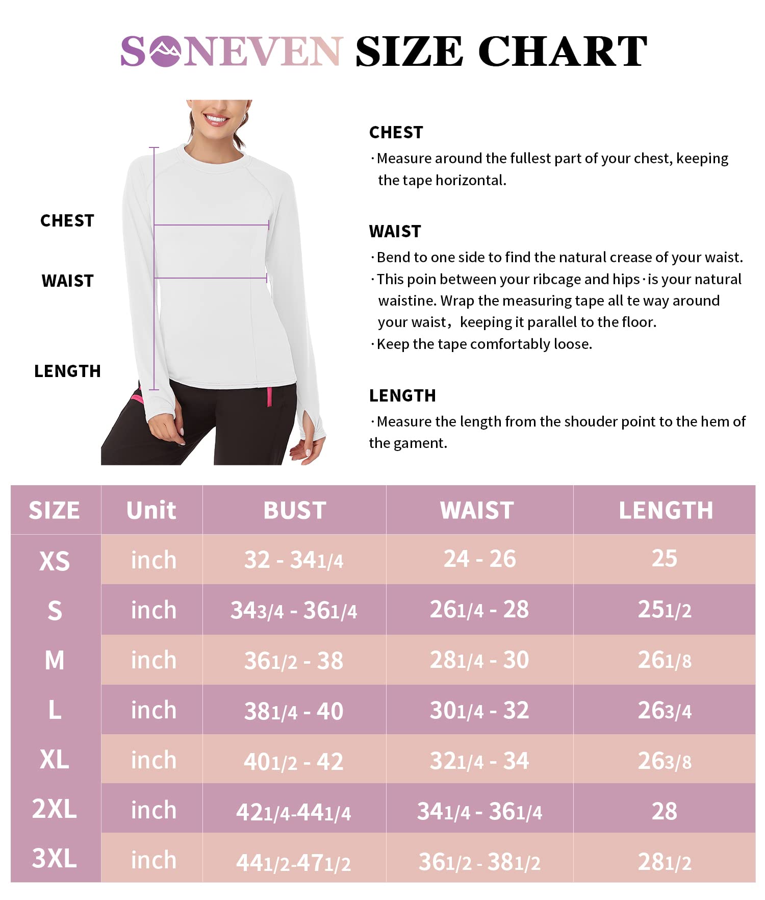 Women White Long Sleeve Thermal Shirt Running Shirt Workout Tops Moisture Wicking Athletic Shirts with Thumb Holes（White,Medium)