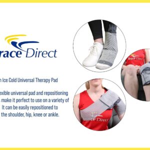 Brace Direct Full Shell Walker Boot (Med) + Frozen Ice Cold Therapy Machine- Boot for Toe, Foot or Ankle Injury, Fractures, Sprains and Cold Circulating Therapy Unit