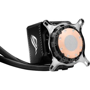 ASUS ROG Ryujin II 360 RGB all-in-one liquid CPU cooler 360mm Radiator (3.5"color LCD, embedded pump fan and 3xNoctua iPPC 2000PWM 120mm radiator fans,compatible with Intel LGA1700, 1200 & AM4 socket)