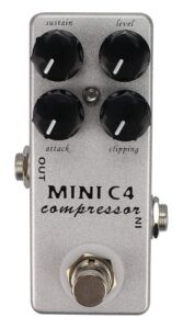 moskyaudio mini c4 compressor guitar effect pedal metal shell pedal effects true bypass