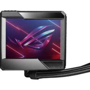 ASUS ROG Ryujin II 360 RGB all-in-one liquid CPU cooler 360mm Radiator (3.5"color LCD, embedded pump fan and 3xNoctua iPPC 2000PWM 120mm radiator fans,compatible with Intel LGA1700, 1200 & AM4 socket)