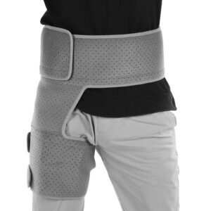 zjchao thigh supports, groin wrap adjustable support for hip brace ischialgia relief thigh hamstring compression support wrap sacroiliac joint support stabilizer wraps hip support groin brace wrap