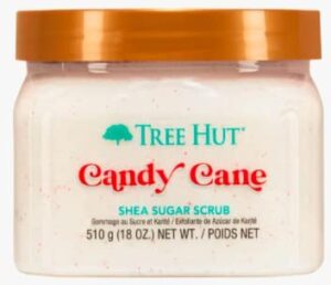 tree hut holiday candy cane shea sugar scrub, 18 oz (set of 2)