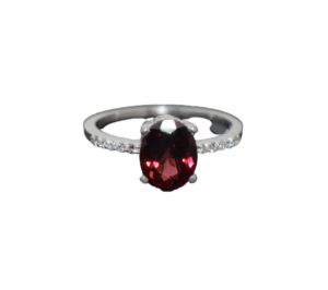 women's beautiful natural genuine garnet gemstone designer ring 925 sterling silver faceted garnet, january birthstone, boho hippie ring for wedding/marriage/fastival/annyversary (size:-13)