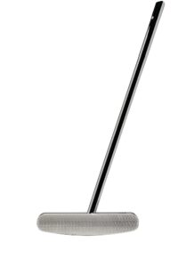 bell tw-400 two-way cnc milled face balance golf putter + winn dri-tac dark gray midsize grip (ambidextrous, 37)