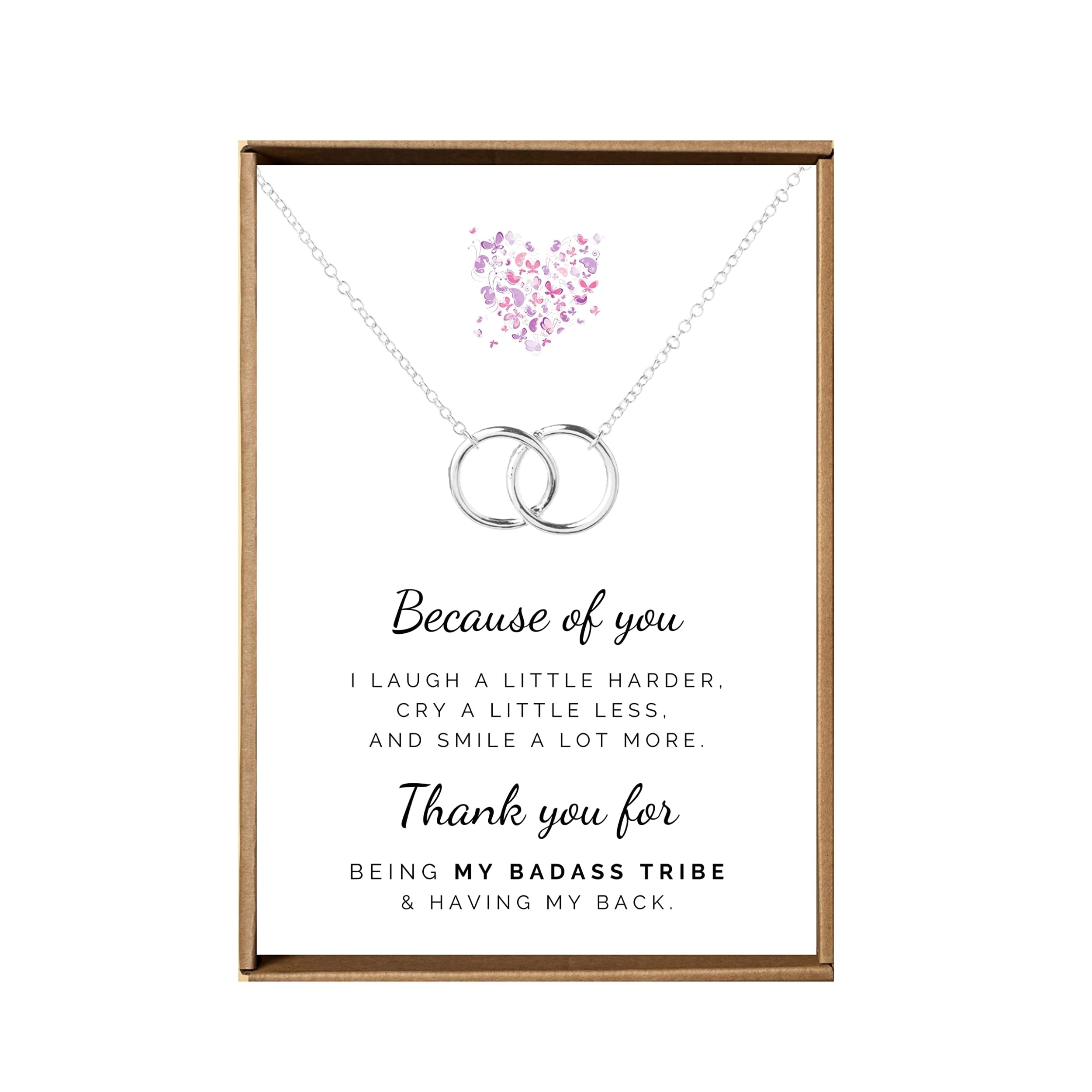 Tribe necklace for women friendship, Thank you for being a friend, To my badass squad jewelry, Friendship necklace for women, Galentines day gifts for friends, Best friend necklaces for women