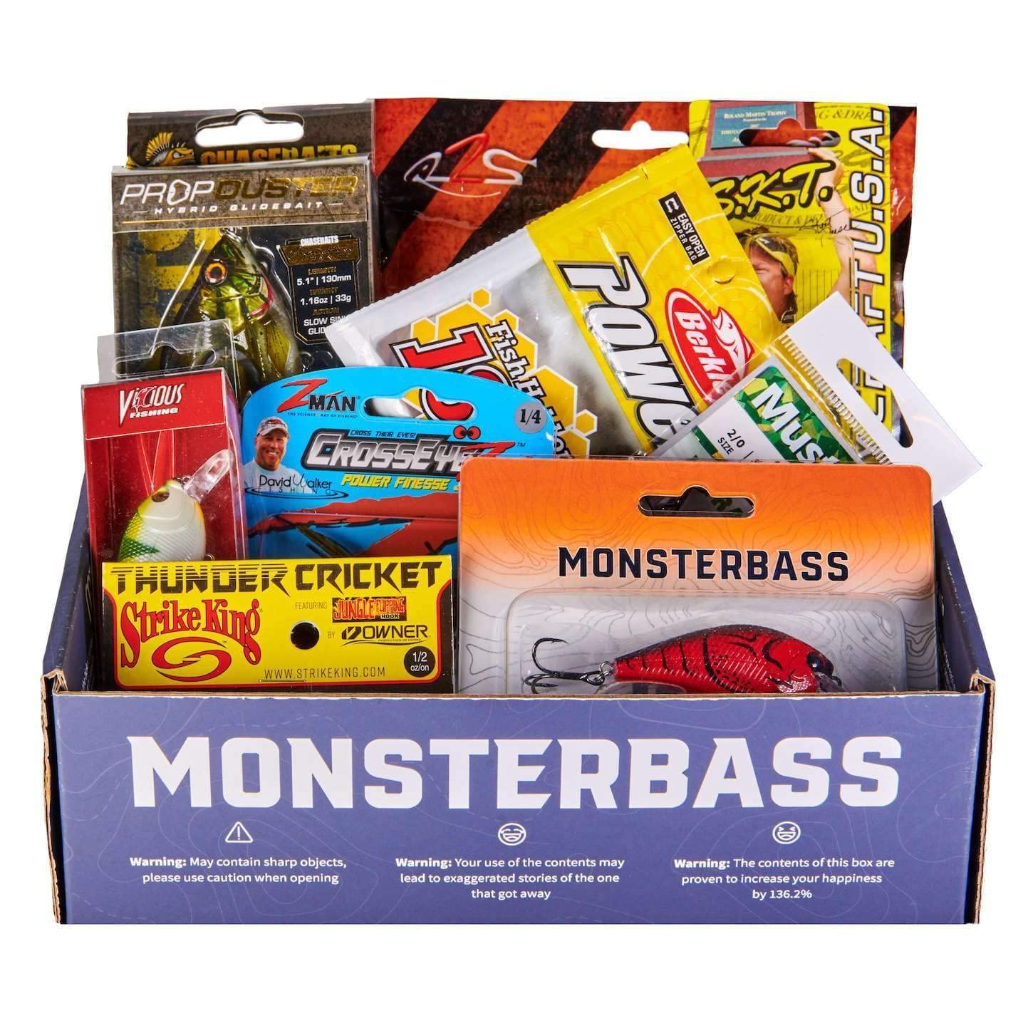 MONSTERBASS Platinum Series Bass Fishing Kit. Includes the BEST Smallmouth & Largemouth baits.