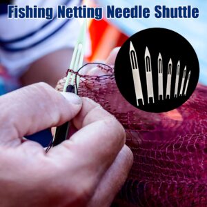 Net Repair Kit Needle - 7PCS Plastic Fishing Netting Needle Shuttles Set Fishing Line Repair Netting Needle Cast Nets for Fishing Size 3 4 5 6 7 8 9