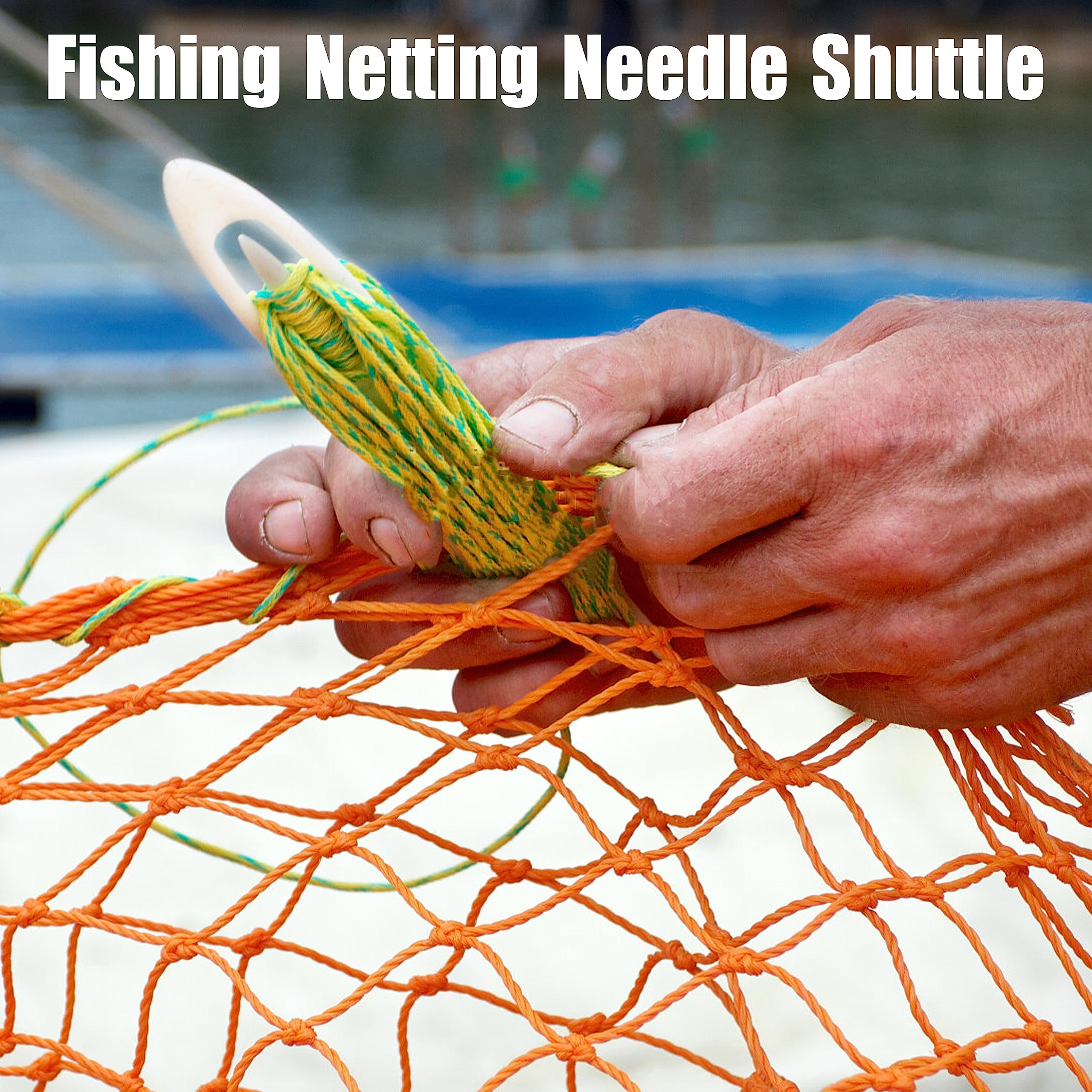 Net Repair Kit Needle - 7PCS Plastic Fishing Netting Needle Shuttles Set Fishing Line Repair Netting Needle Cast Nets for Fishing Size 3 4 5 6 7 8 9