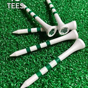 PrideSports 2-3/4" Shamrocks Tees,White,PS23445S