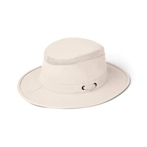 Tilley unisex adult Ltm5 Airflo Medium Brim Recycled Sun Hat, Light Stone, 6.875 US