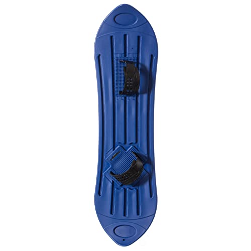 Kids Plastic Outdoor Snowboard Ice Sled, Single-Person, Kids Over 5 Years, Blue