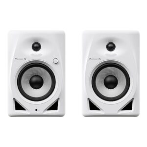 pioneer dj dm-50d 5-inch active monitor speaker - white