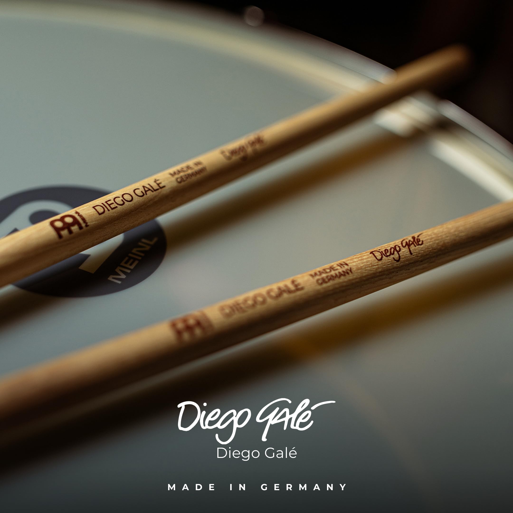 Meinl Stick & Brush Diego Galé Timbale Sticks, Pair, 1/2" — American Hickory Percussion Drumsticks — Made in Germany (SB602)