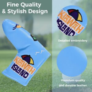 Studio Crafted Golf Putter Covers Kiawah Island Blade Putter Headcover Magnetic Closure for Scotty Cameron Odyssey Taylormade Ping Gift for Men Women Golfer