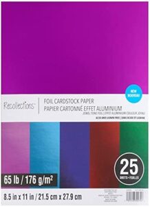 recollections foil cardstock paper