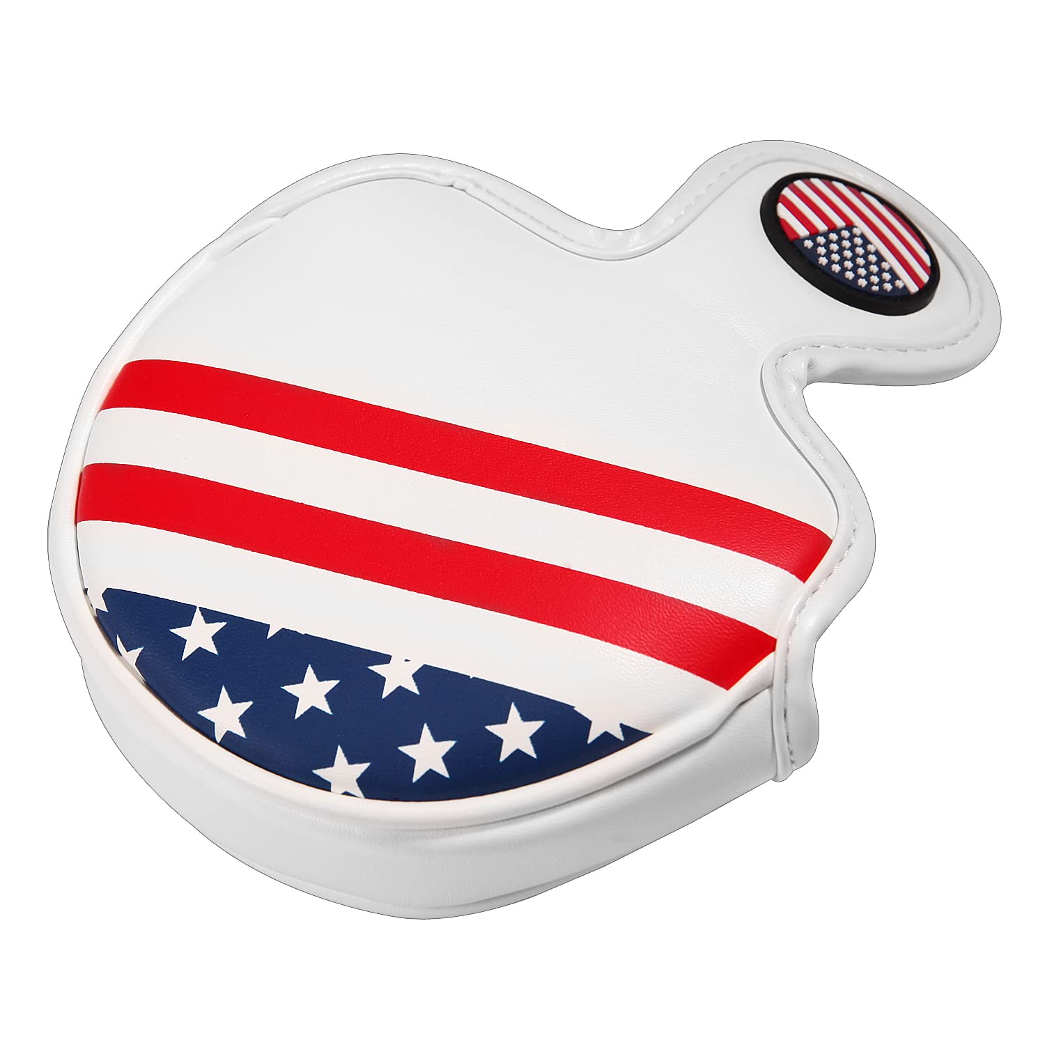 Stars& Stripes Golf Club Mallet Putter Headcover Sports Golf Club Mallet Putter Cover Golf Accessories Equipment