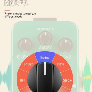 Donner Reverb and Looper Pedals for Electric Guitar