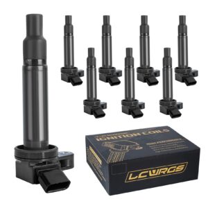 set of 8 ignition coil pack fits for v8 4.7 4.3 2000 2001 2002 2003 2004 205 2006 2007 2008 2009 toyota tundra sequoia land cruiser 4runner lexus lx470 gx470 gs430 ls430 sc430 replaces uf230 uf493