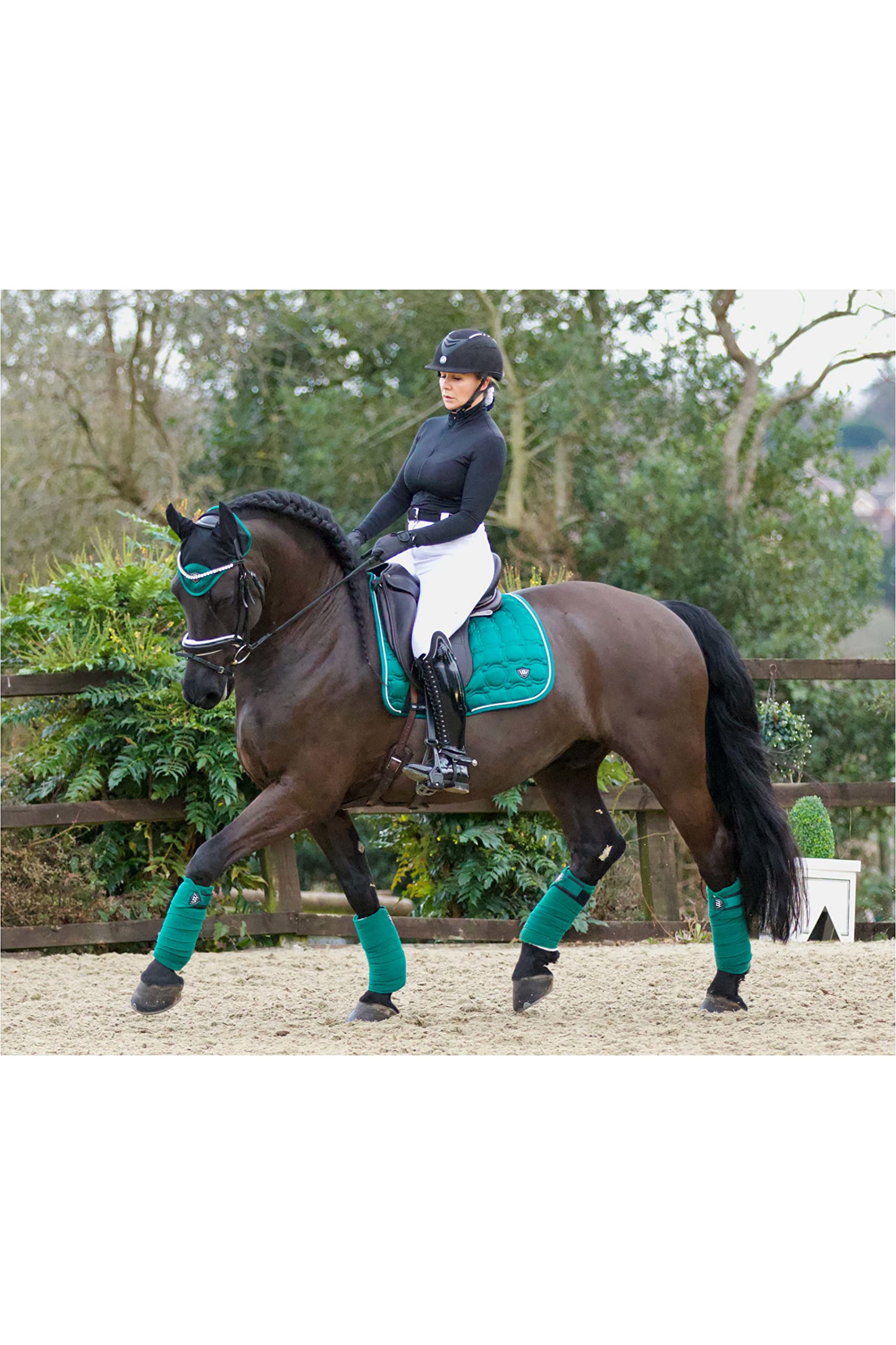 Woof Wear Vision Dressage Pad WS0006 - British Racing Green Size - Full