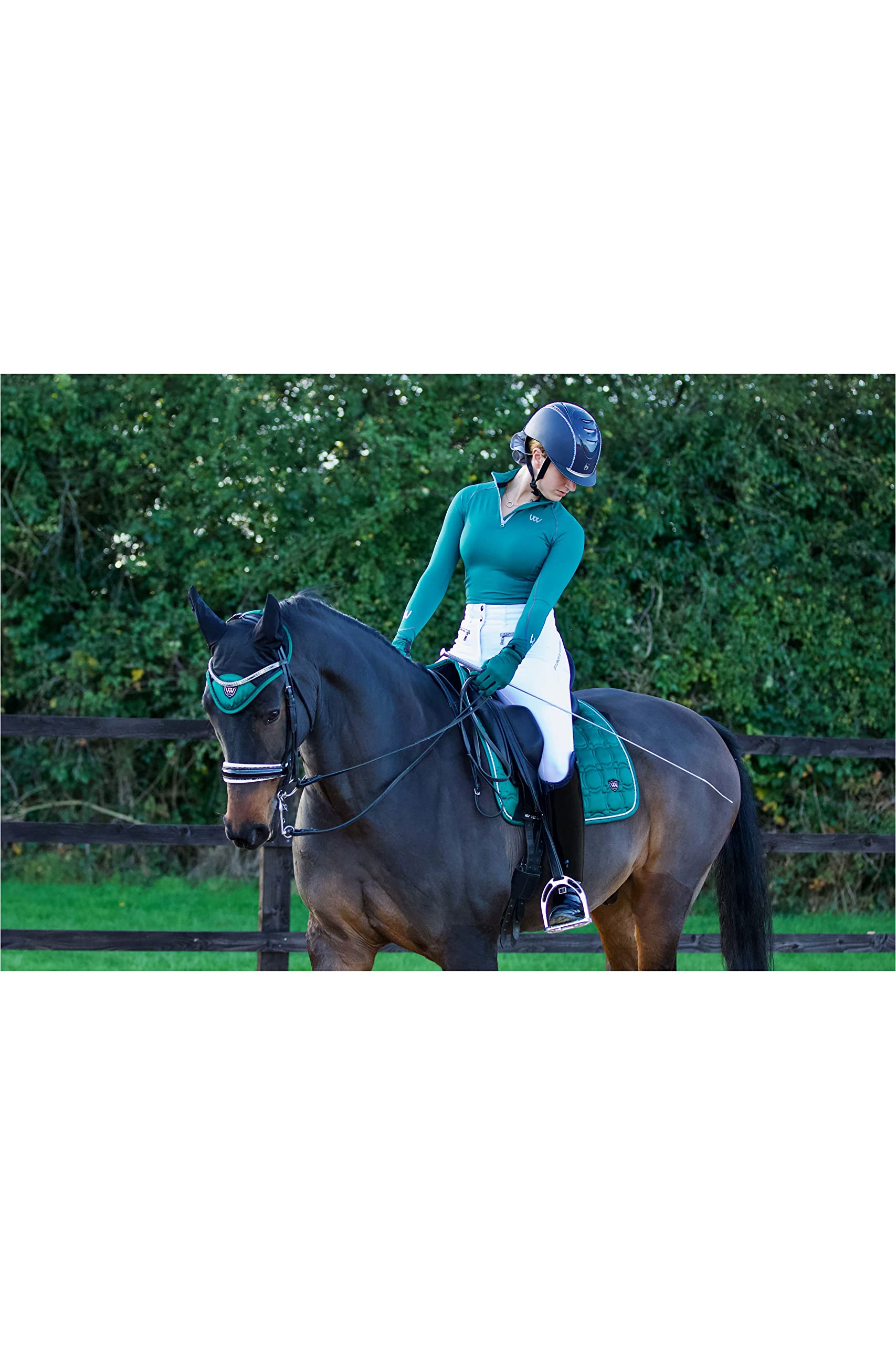 Woof Wear Vision Dressage Pad WS0006 - British Racing Green Size - Full