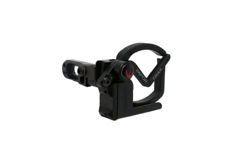 Vapor Trail Archery Gen 7 Arrow Rest, Right Hand, Standard Bracket, Black Cage, (G7RH01)