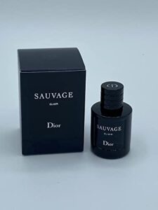 dior sauvage elixir 0.25 fl oz / 7.5 ml deluxe travel size mini bottle