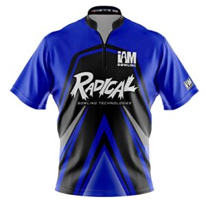 Logo Infusion Dye-Sublimated Bowling Jersey (Sash Collar) - I AM Bowling Fun Design 2027-RD - Radical (Medium) Multicolored