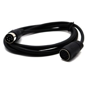 LOKEKE 8 Pin DIN MIDI Cable, 8 Pin DIN MIDI Male to Din 8-Pin Female Cable Cord Wire Audio Socket Compatible with Bang Olufsen PowerLink MK2(M to F)