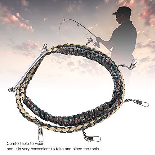 Weiyirot Fly Fishing Lanyard, Nylon Fly Fishing Tippet Holder Tools Universal Easy Access Practical for Fishing Accessories