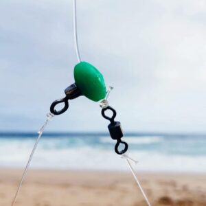 Cross Line Swivels & T Bead Swivel 3 Way Swivels Pulley Slide Rig Rolling Swivels Fishing Hooks Connector Fishing Terminal Tackle for Salt Water and Fresh Water