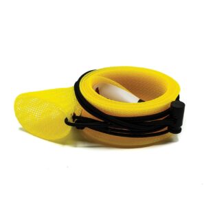 scientific anglers rod sleeve - full size - yellow