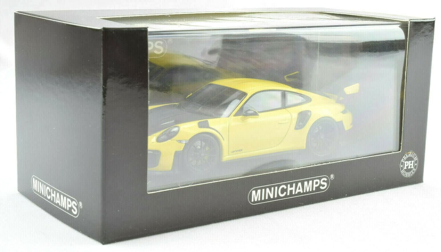 Minichamps x Premium Hobbies 911 991.2 Racing Yellow GT2 RS 1:43 Diecast Car 413067238