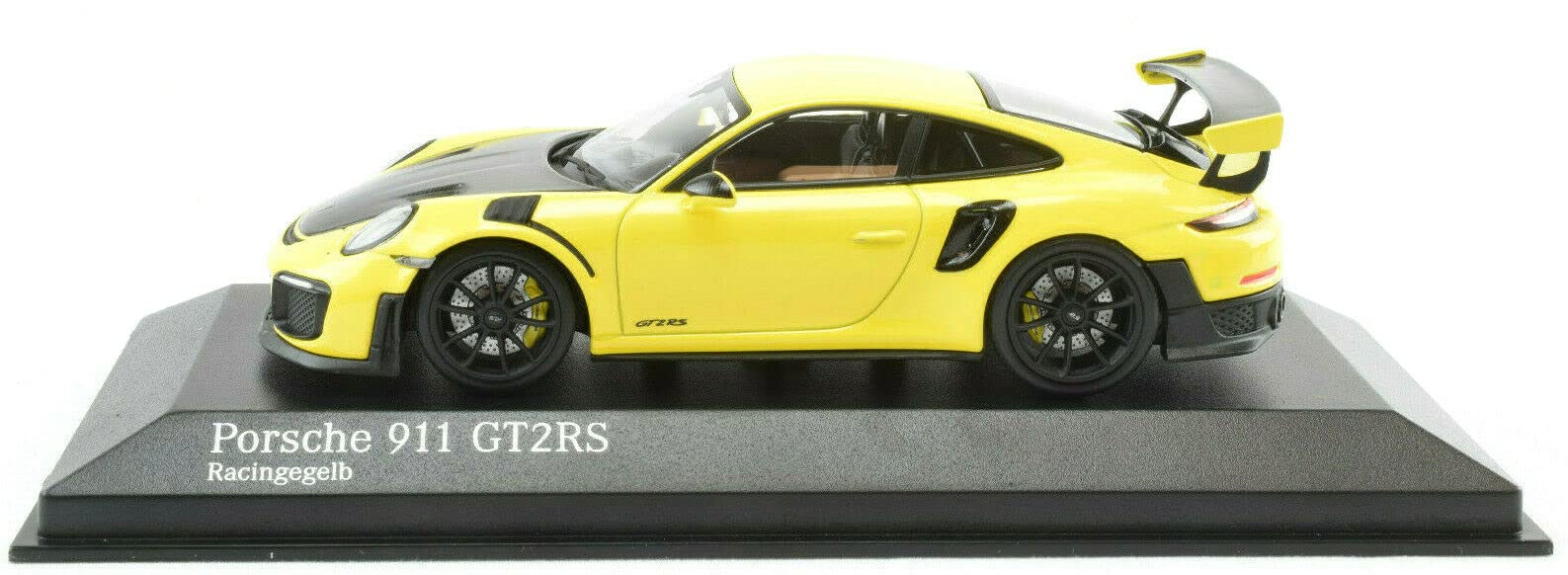 Minichamps x Premium Hobbies 911 991.2 Racing Yellow GT2 RS 1:43 Diecast Car 413067238