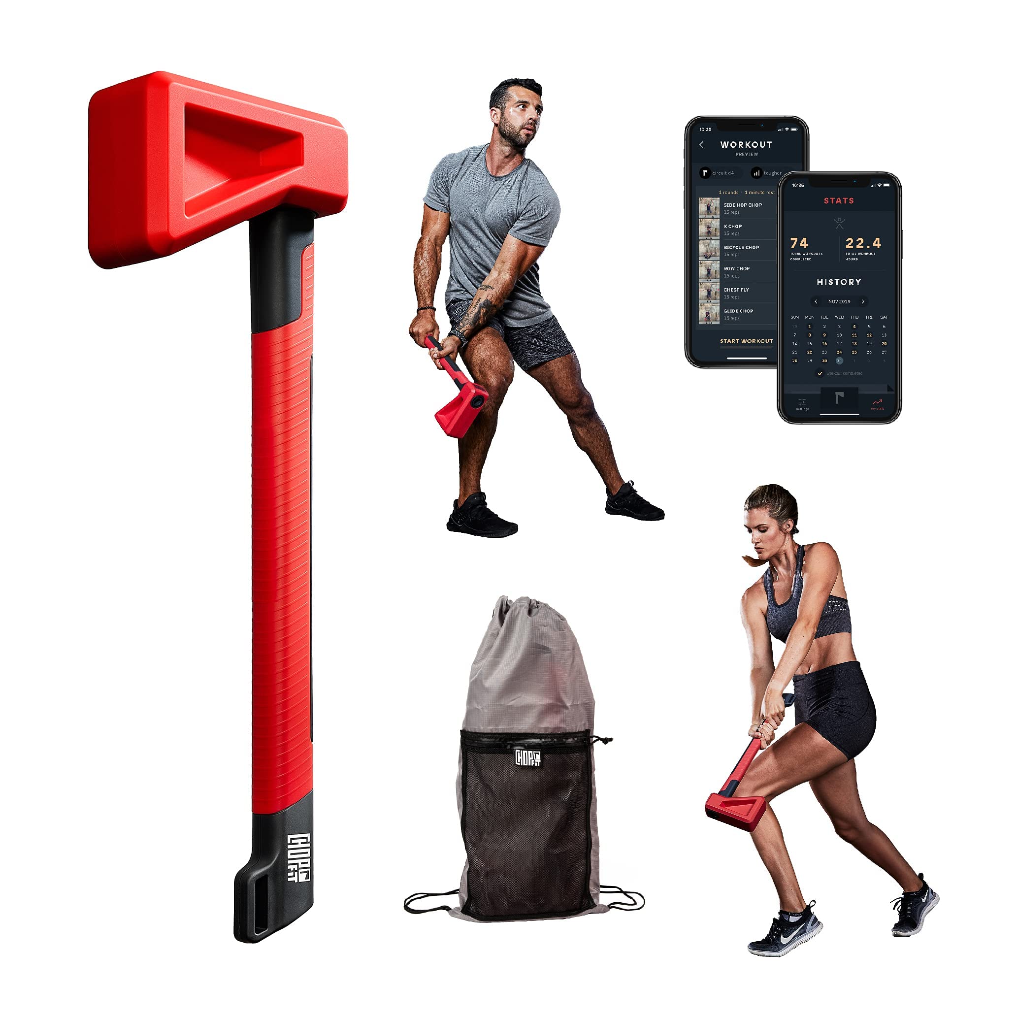 ChopFit - Fitness Axe Bundle - One Chopper and One Chopper Pro