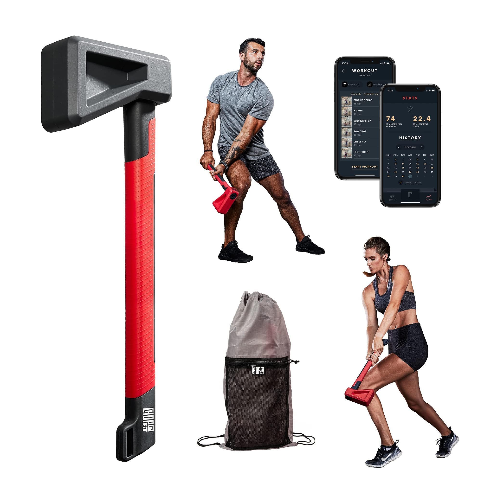 ChopFit - Fitness Axe Bundle - One Chopper and One Chopper Pro