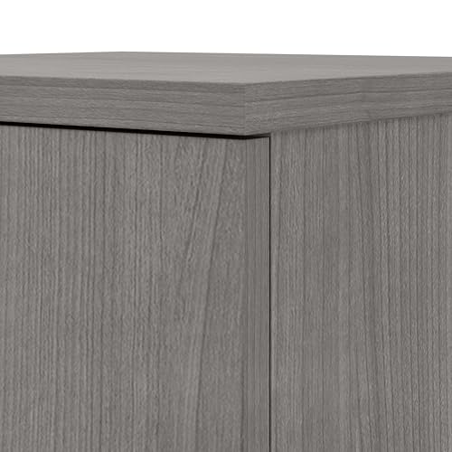 Bush Business Furniture Universal Laundry Room Storage Cabinet with Drawers, Platinum Gray