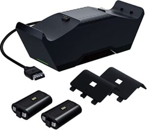 insignia dual controller charging system for xbox series x|s - black