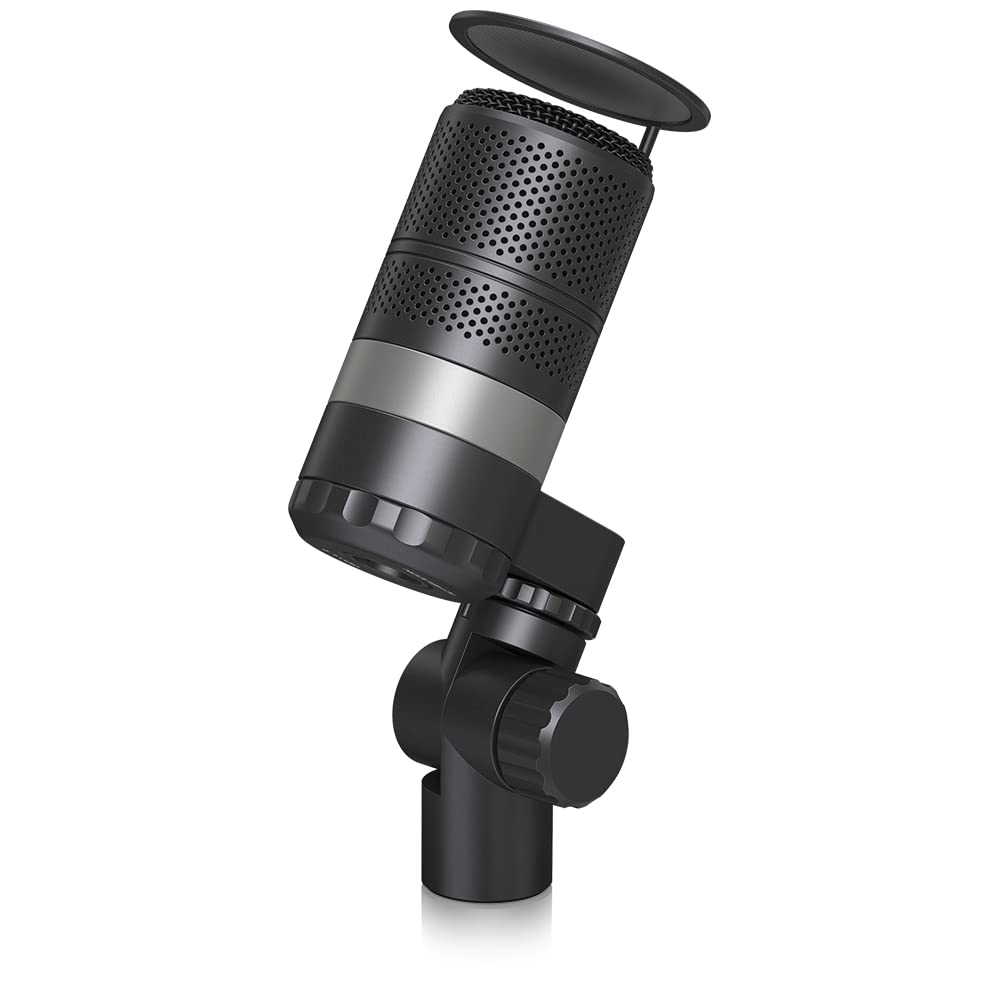 TC-Helicon GoXLR MIC Dynamic Broadcast Microphone with Integrated Pop Filter, Black