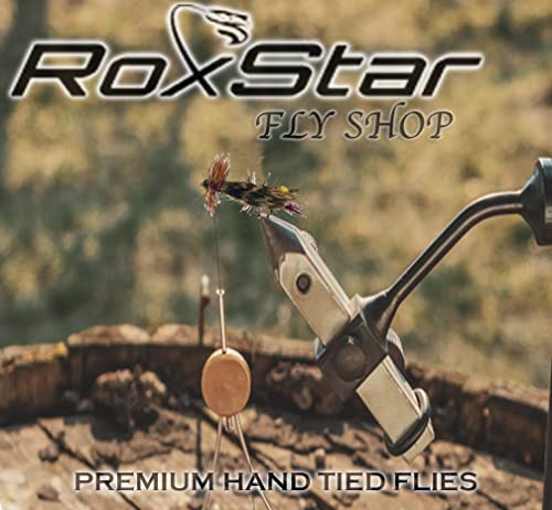 RoxStar Fly Shop Trophy Trout 24pk | Top Wet & Dry Flies for Trout. | Trout Flies Proven Nationwide to Catch Fish! | Tied in-House Never Outsourced! Fathers Day Gift Fly Fishing Gift