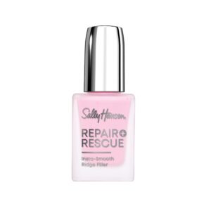 sally hansen® repair + rescue, insta-smooth ridge filler, contains hyaluronic acid, conceals nail imperfections, smoothens nail