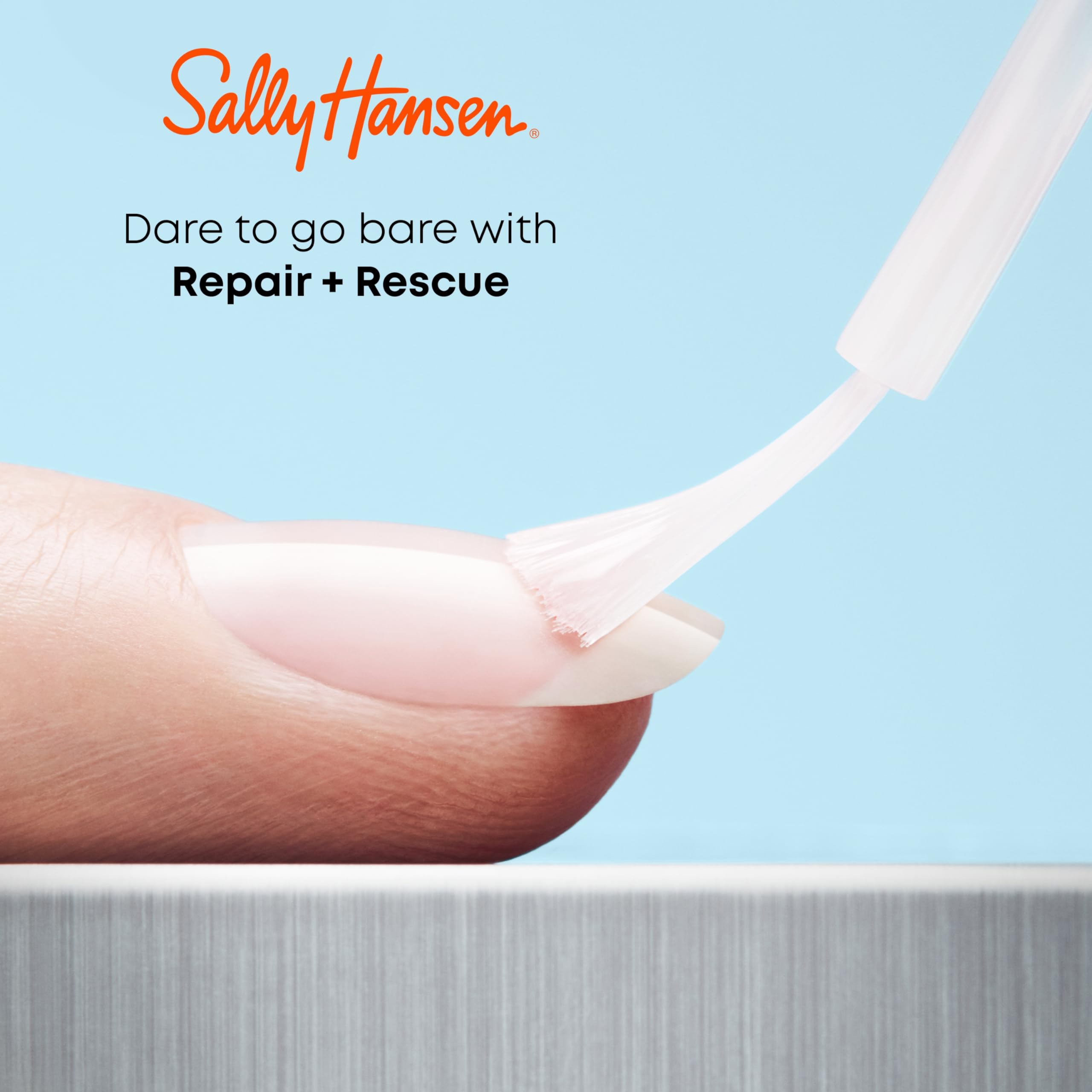 Sally Hansen® Repair + Rescue, Insta-Smooth Ridge Filler, Contains Hyaluronic Acid, Conceals Nail Imperfections, Smoothens Nail