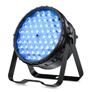 betopper stage lights for parties, 54x3w led par lights rgb, dmx dj lights sound activated,strobe wash lights for party, wedding, club, concert and festival (1)