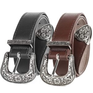 utowo western-belts-for-women cowgirl, cowboy-leather-waist-belts for women jeans pants dresses